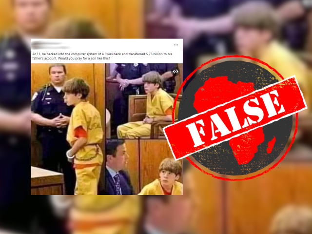 Eleven-year-old hacker who stole $75bn from Swiss bank? No, photos of ...