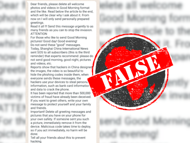 No, you won’t fall victim to phishing if you share greeting messages on WhatsApp. This old hoax ...