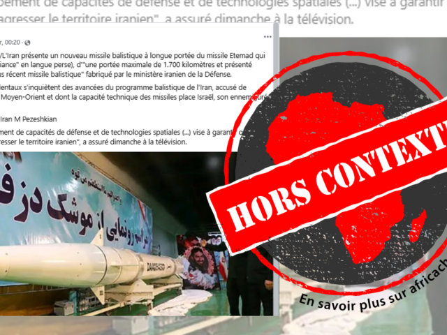 Une de ces images ne montre pas le nouveau missile balistique iranien « Etemad » - Africa Check