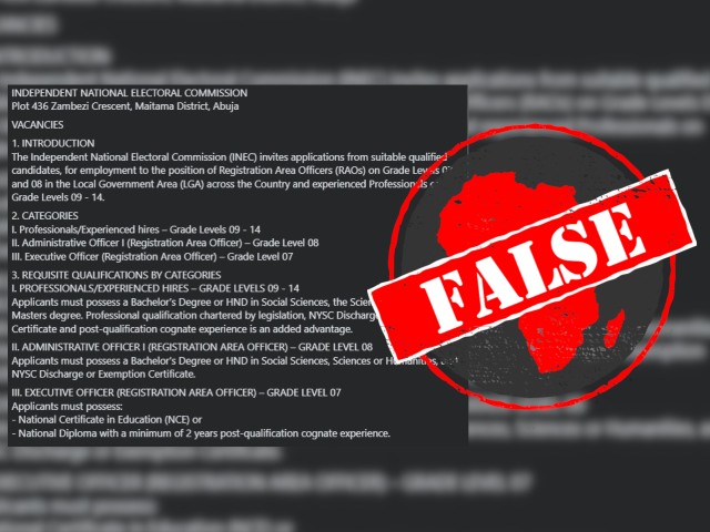 No, Nigerian government is not giving out N185,000 to support families – ignore posts claiming ...